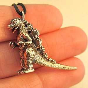 Godzilla Pendant - Bronze - Cosplay Jewelry - Godzilla Accessories - Etsy