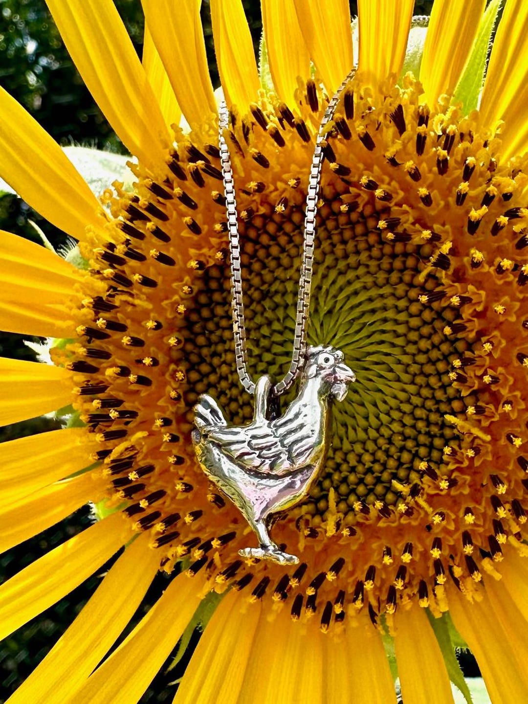 Chicken Charm Chicken Necklace Chicken Jewelry Chicken Lover Chicken ...