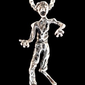 Zombie Charm Zombie Jewelry Zombie Necklace Zombie Doll the Living Dead ...