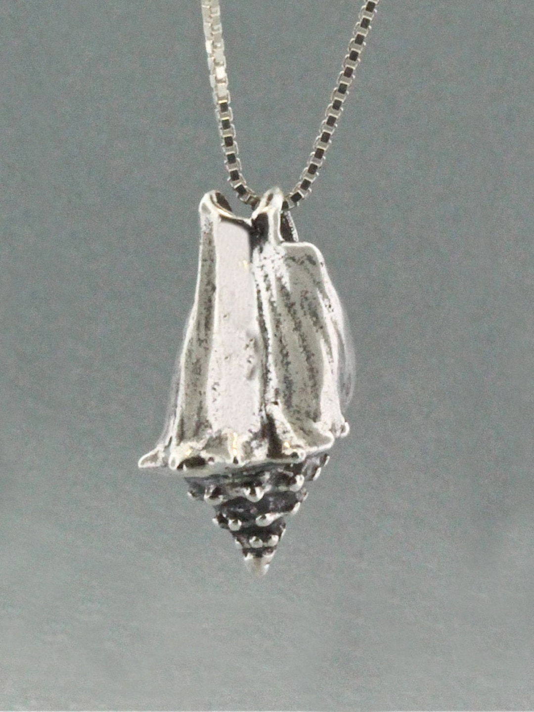 Shell Necklace Silver - Conch Shell Necklace - Shell Charm Shell ...
