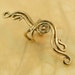 Minimalist Ear Cuff Bronze Ear Cuff Swirl Ear Cuff French Twist Ear ...