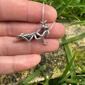 Praying Mantis Necklace Praying Mantis Jewelry Insect Jewelry Bug ...