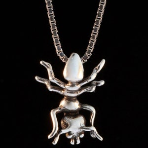 Ant Necklace Ant Charm Ant Pendant Bug Jewelry Bug Necklace Insect ...