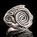Galaxy Ring Silver Galactical Ring Abstract Spiral Star Galaxy ...