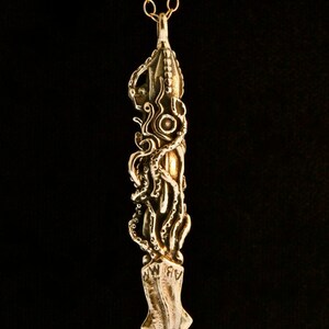 Squid Necklace Squid Jewelry Squid Attacks Nautilus Submarine Pendant ...