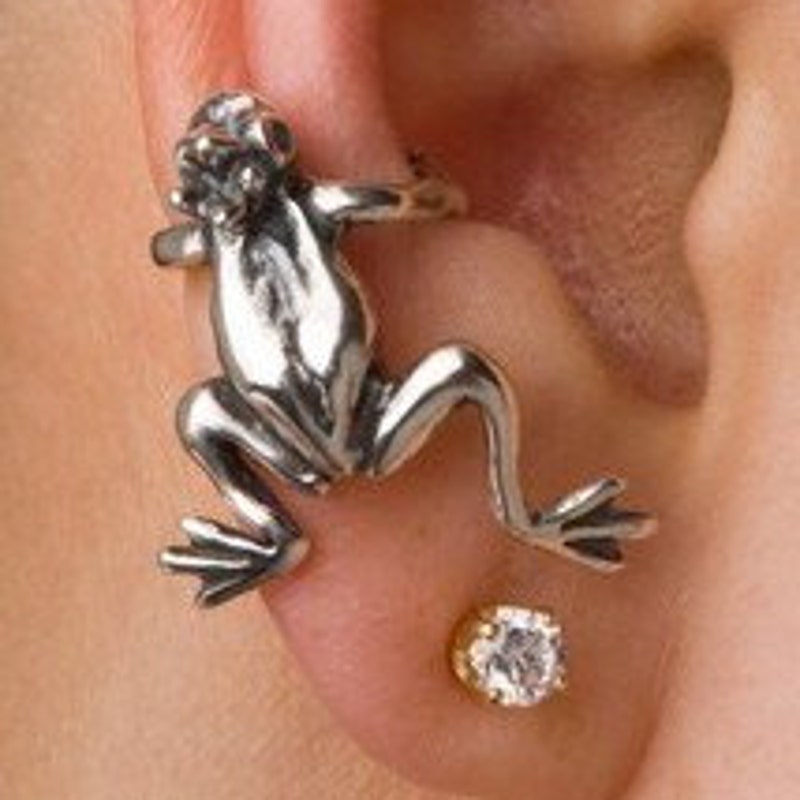 Frog Earrings - Etsy