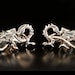 Dragon Cuff Links Dragon Cufflinks Mens Cuff Links Silver Cuff - Etsy