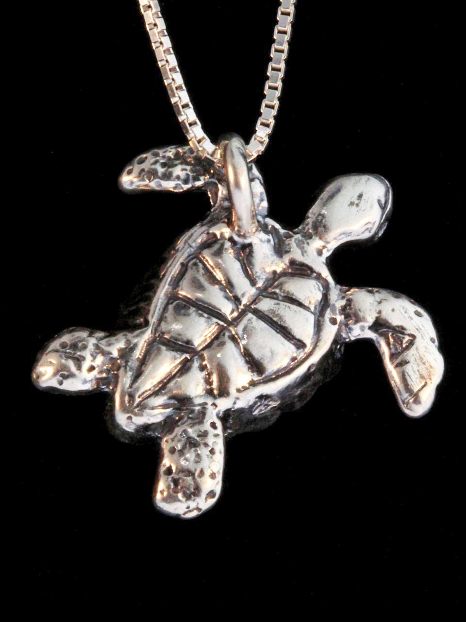 Sea Turtle Necklace Sea Turtle Pendant Seaturtle Necklace Sea | Etsy