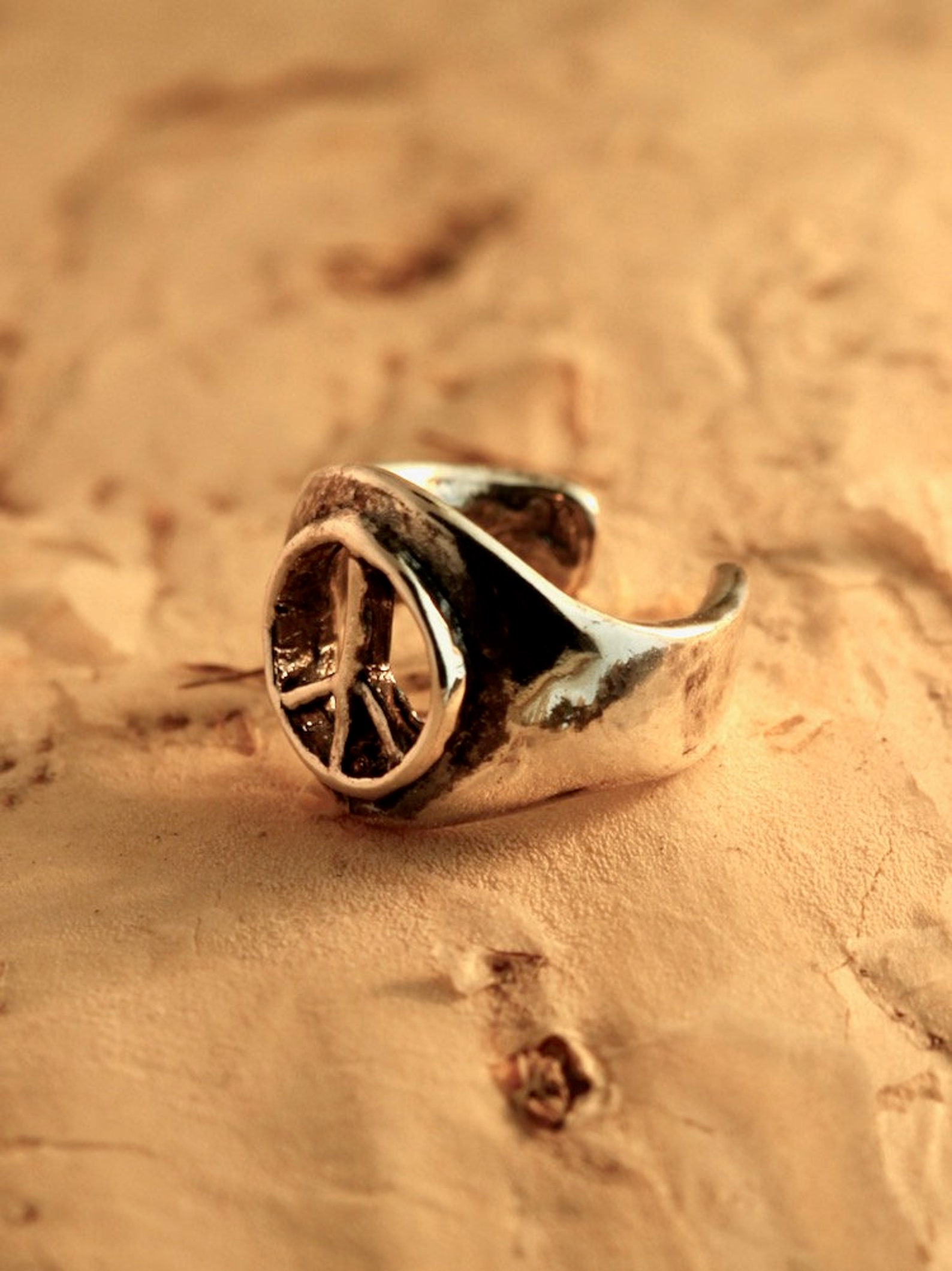 Silver Peace Ear Cuff Peace Sign Ear Cuff Peace Out Ear Cuff | Etsy