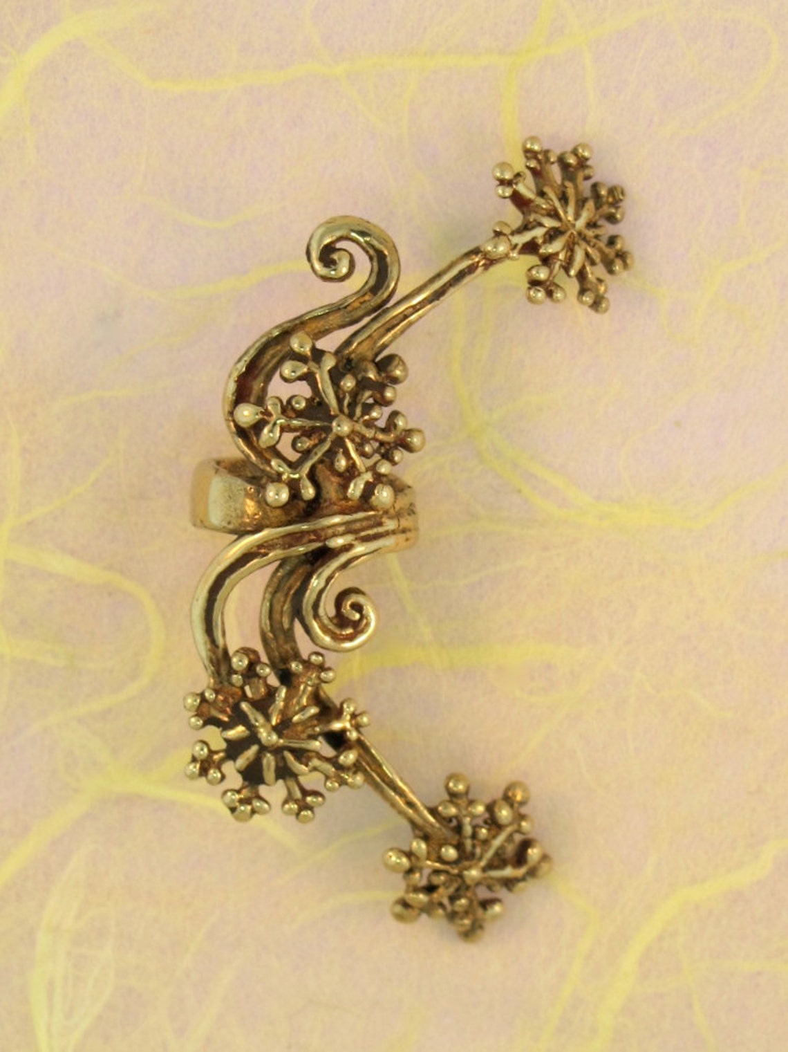 Star Ear Cuff Bronze Star Earring Starburst Ear Cuff Star - Etsy