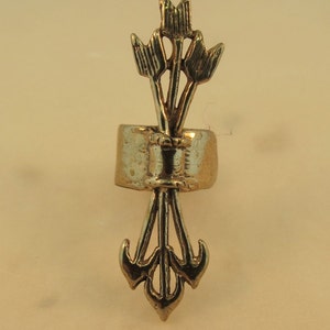 Arrow Ear Cuff Bronze Quiver and Arrows Ear Cuff Arrow Jewelry Archery ...