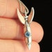 Rocket Charm Spaceship With Gemstone Necklace Alien Jewelry Rocketship ...