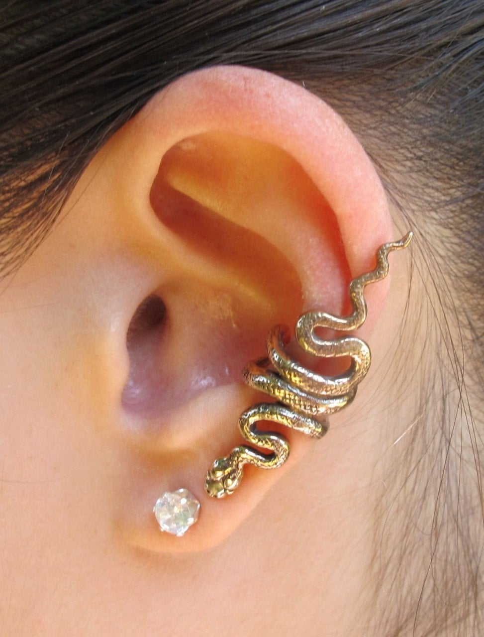 Snake Earring Snake EAR CUFF SPECIAL Snake Ear Cuff Combo Buy | Etsy