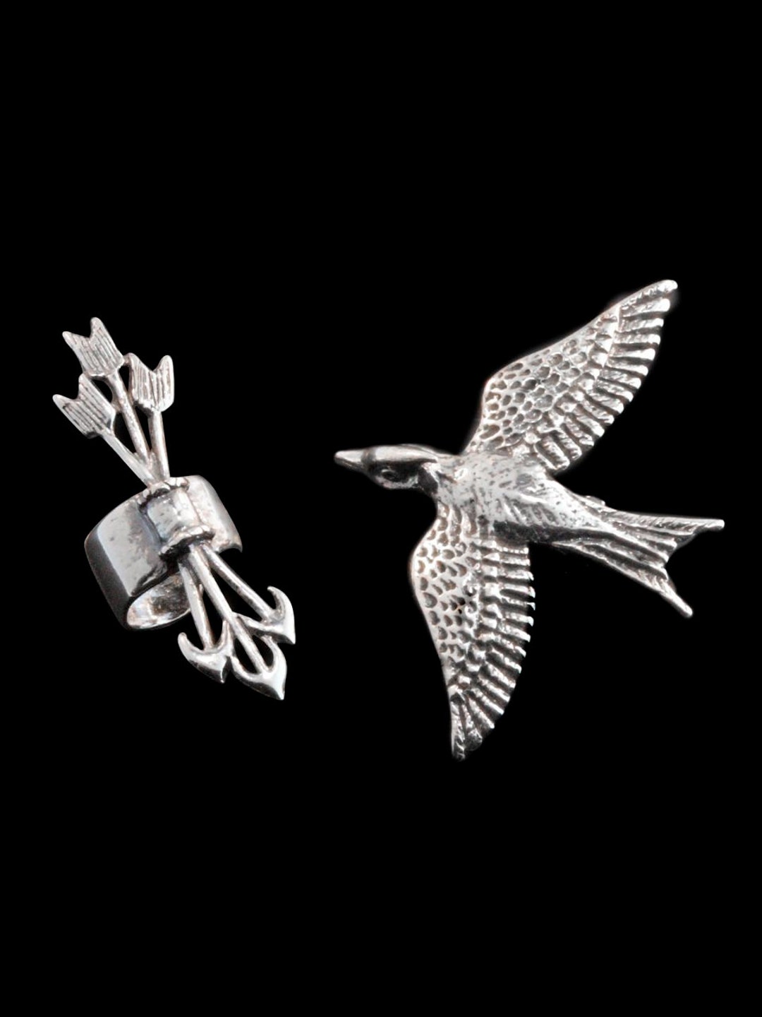 EAR CUFF SPECIAL - Mocking Jay and Quiver and Arrow Combo - Buy 2 Get 1 ...