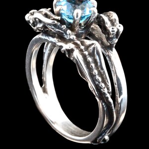 Dragon Ring Silver Dragon Jewelry Double Dragon Eternity Ring Silver ...