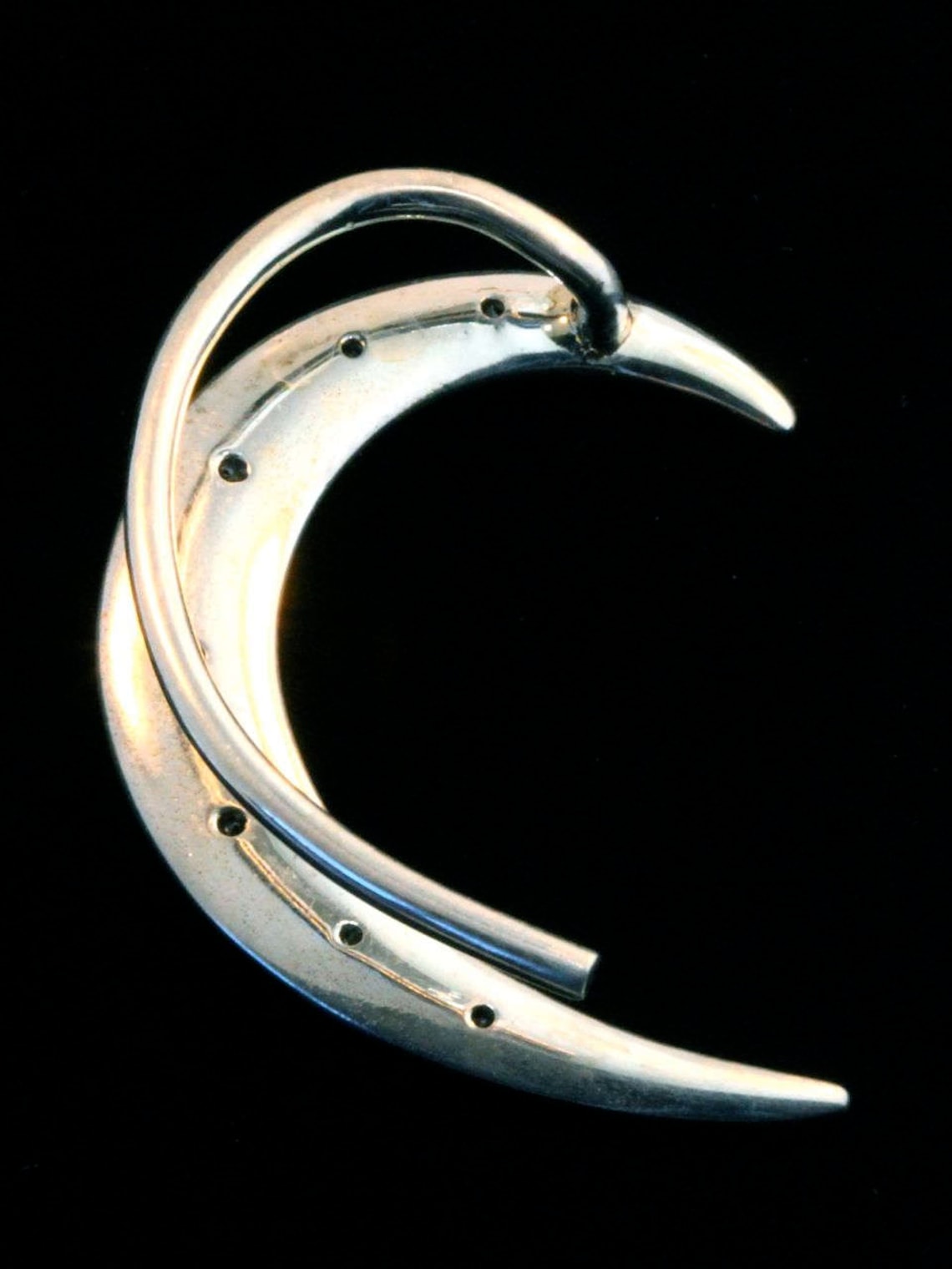 Crescent Ear Wrap Jewelry Worn by Prince Moon CZ Ear Cuff - Etsy