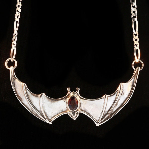 Bat Necklace - Etsy