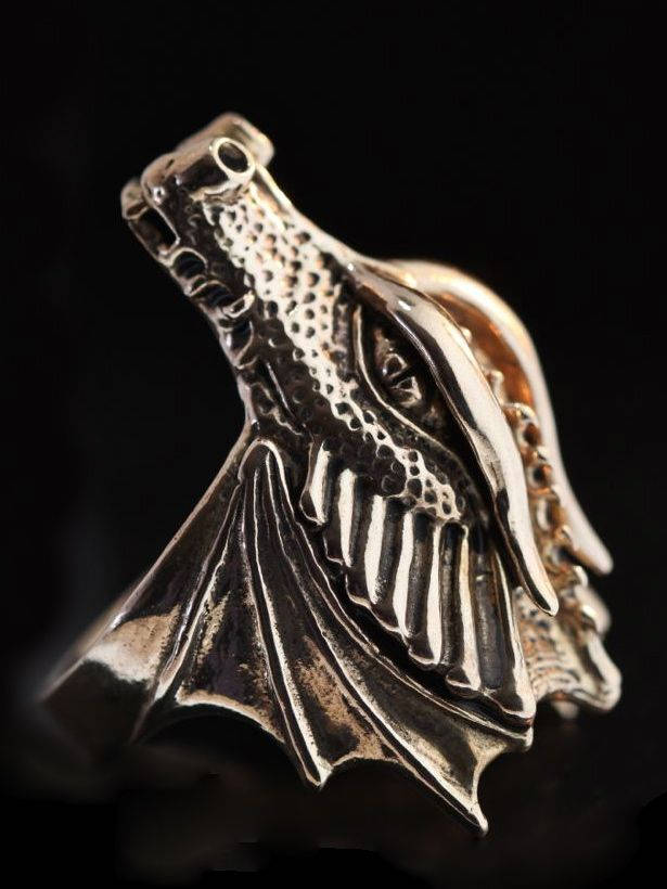 Valor Dragon Ring - Bronze - Oath Dragon Ring - Etsy