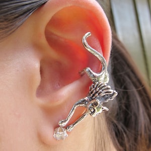 Cat Ear Cuff Silver Angel Kitty Ear Cuff Silver Cat Jewelry Cat ...