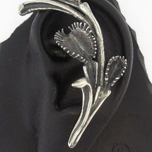 Venus Flytrap Ear Cuff Venus Flytrap Ear Wrap Venus Flytrap Jewelry Carnivorous Plant Jewelry ...