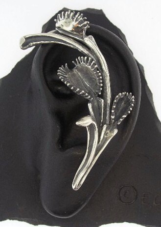 Venus Flytrap Ear Cuff Venus Flytrap Ear Wrap Venus Flytrap - Etsy