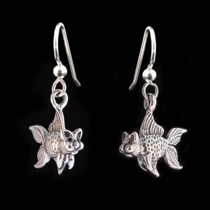Fish Earring Silver Cat Earrings Catfish Earrings Catfish Charm Fish ...