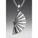 Fan Necklace - Japanese Fan Charm Fan Pendant - Japanese Jewelry - Fan ...