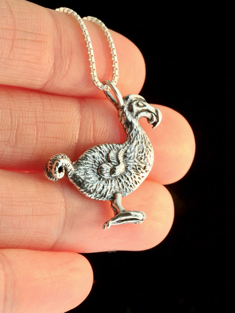 Dodo Bird Charm - Sterling Silver - Extinct Animal Jewelry - Etsy