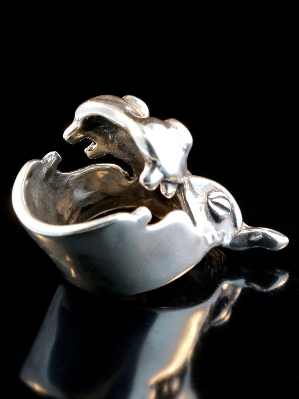 Hippo Jewelry Hippopotamus Ring Henrietta Hippo Ring Silver | Etsy