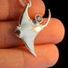 Manta Ray Charm W/ Gemstone Stingray Necklace Manta Ray - Etsy