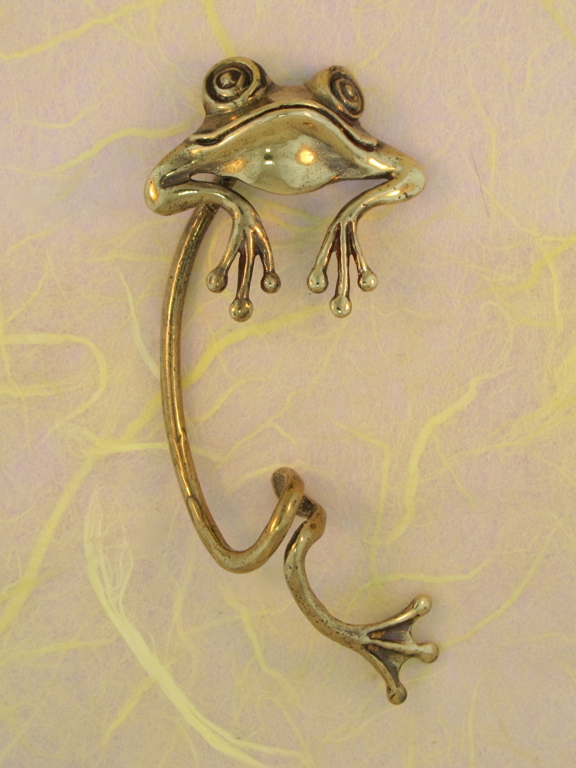 Frog Ear Wrap Frog Ear Cuff Bronze Curious Frog Ear Wrap - Etsy