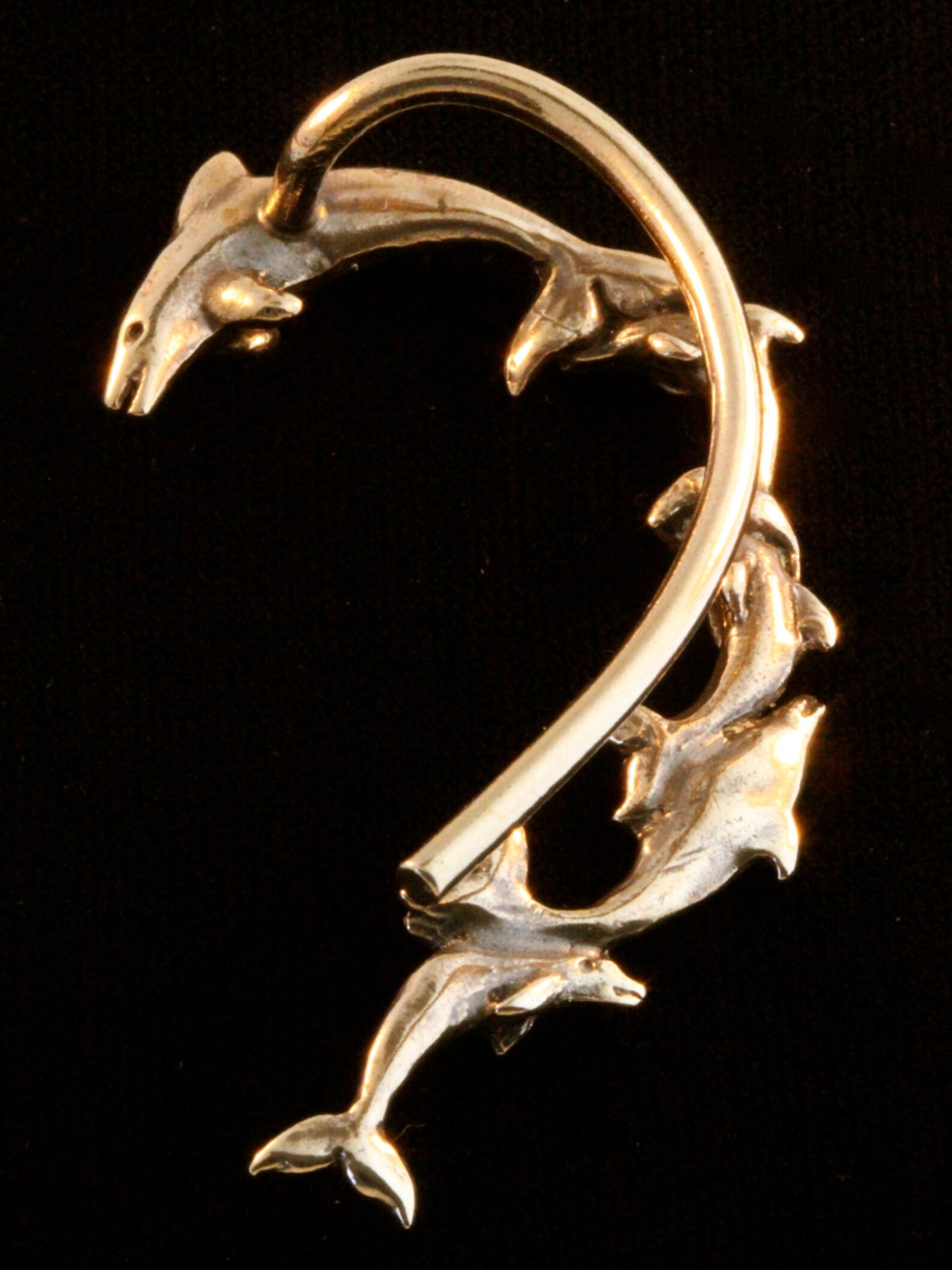 Dolphin Ear Wrap Bronze Worn by Prince Dolphin Earring | Etsy