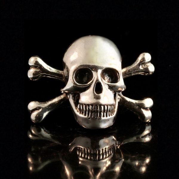 Skull and Crossbones Pin - Etsy
