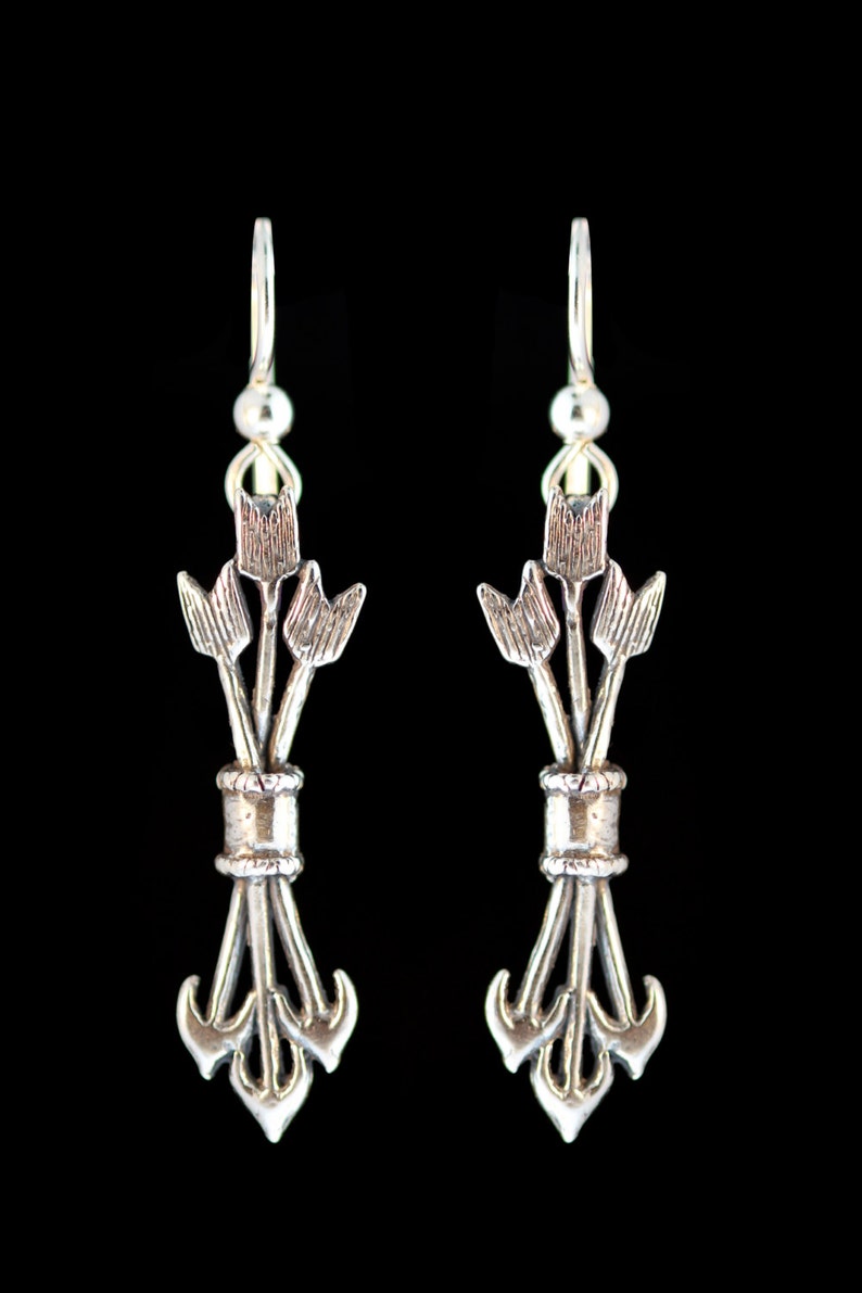Arrow Earrings Silver Quiver and Arrow Earrings Quiver and Arrow ...