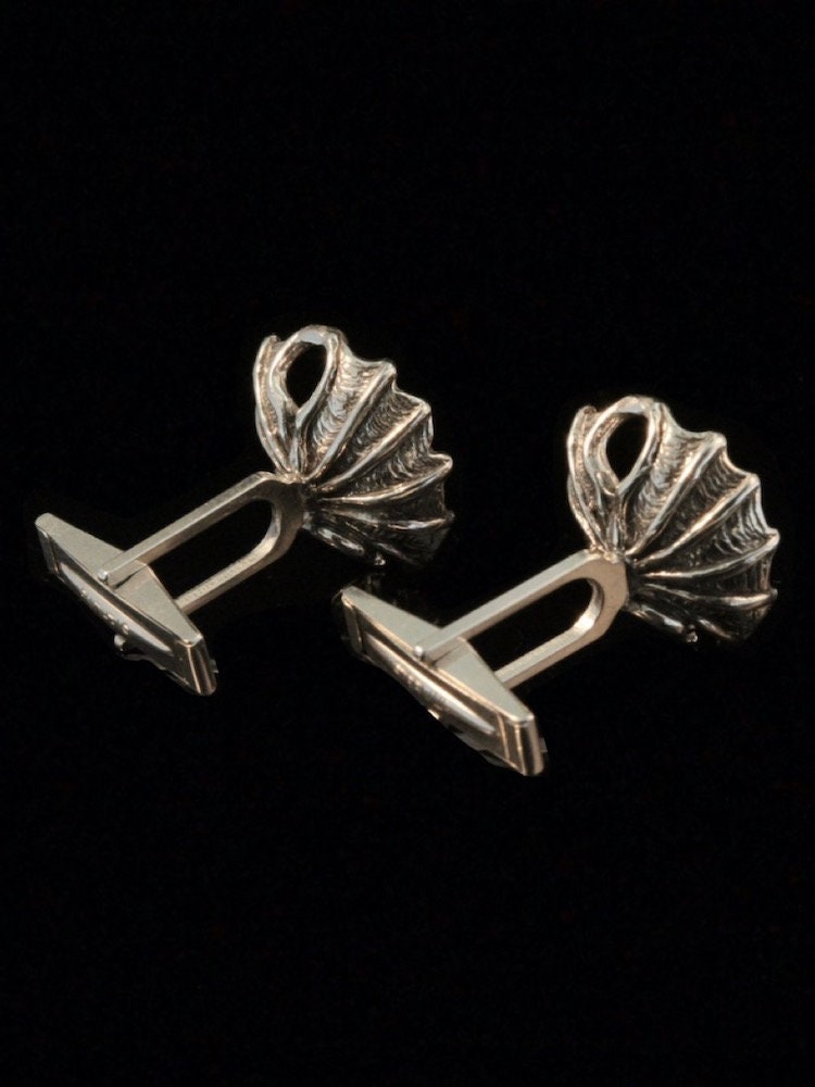 Sterling Silver Gargoyle Cufflinks Mens Sterling Silver | Etsy