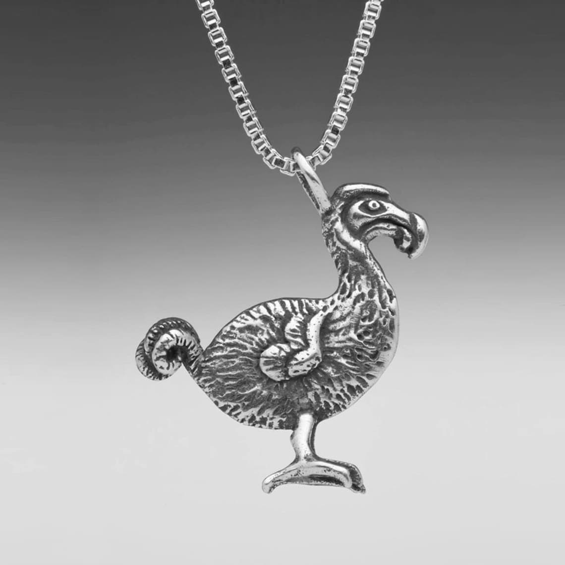 Dodo Bird Necklace Silver Dodo Bird Jewelry Alice in - Etsy