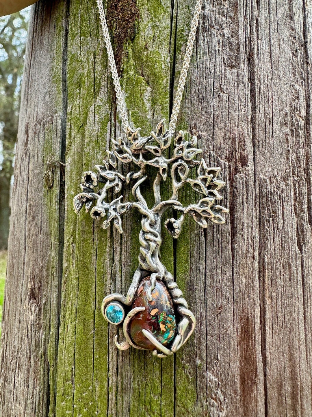 Opal Tree of Life Pendant Limited Edition Jewelry Opal Jewelry Tree ...