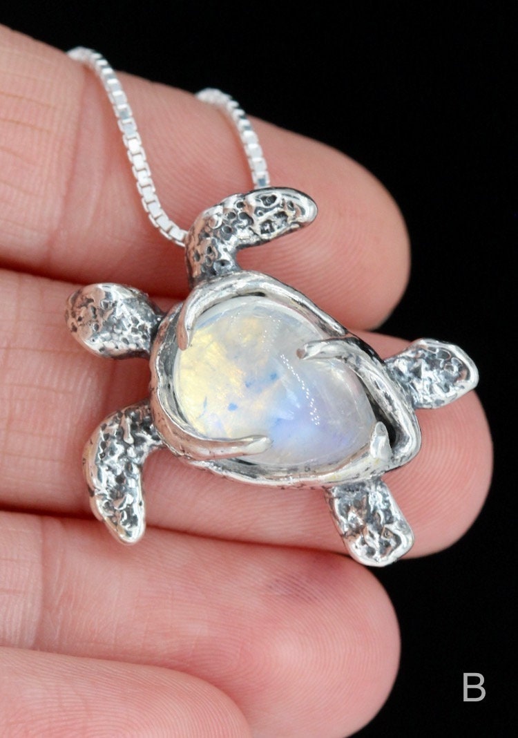 Sea Turtle Necklace Sea Turtle Pendant Seaturtle Necklace Sea | Etsy