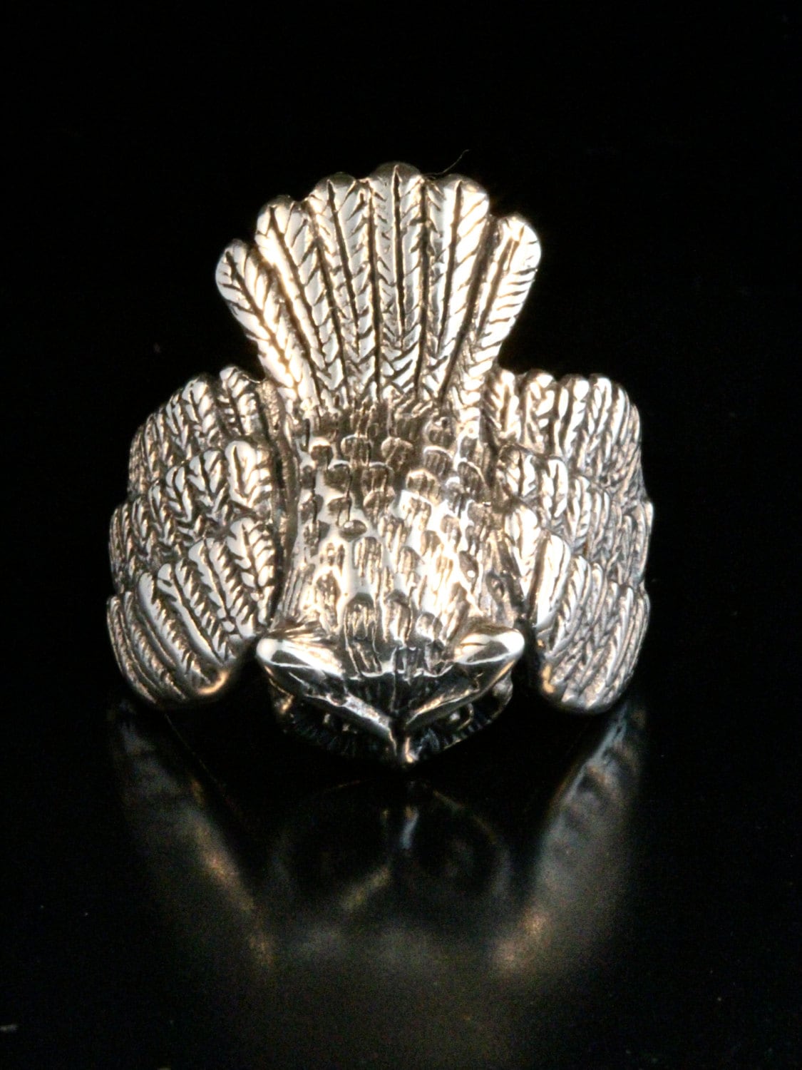 Owl Ring Silver Owl Jewelry Bird Ring Bird Jewelry Sterling | Etsy