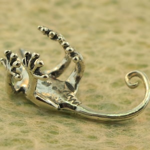 Gecko Ear Cuff Silver - Lizard Ear Cuff - Gecko Jewelry Gecko Earring ...