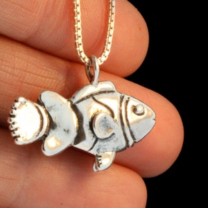 Clown Fish Necklace Clown Fish Jewelry Finding Nemo Inspired Jewelry ...