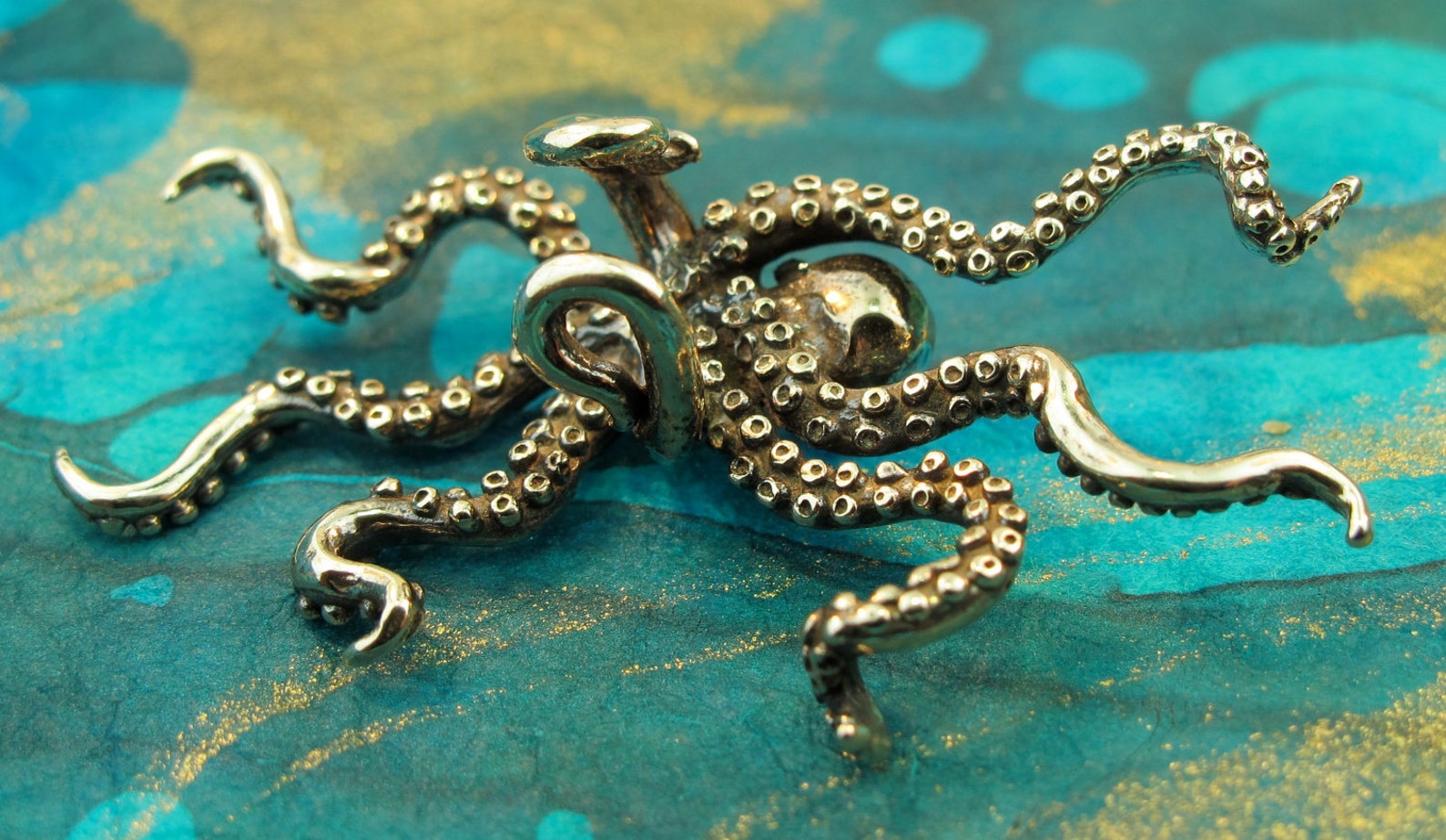 Bronze Octopus Ear Cuff Octopus Earring Octopus Jewelry Tentacle ...