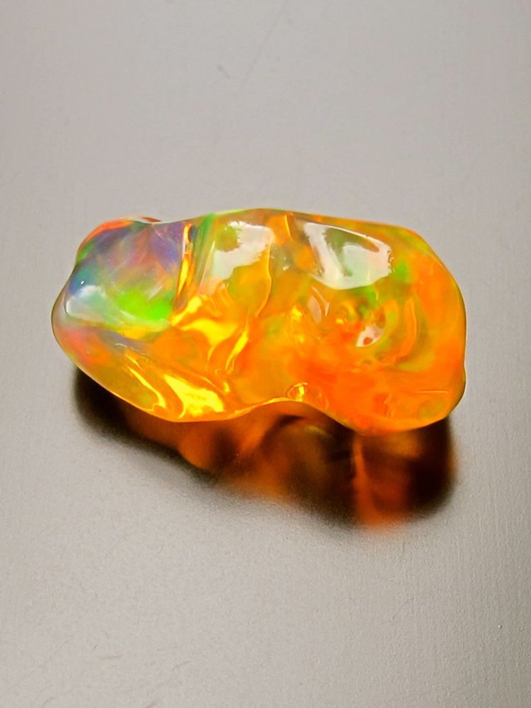 Mexican Fire Opal - Mystic Sunset - 7 Ct. Jelly Opal Cherry Fire Opal ...