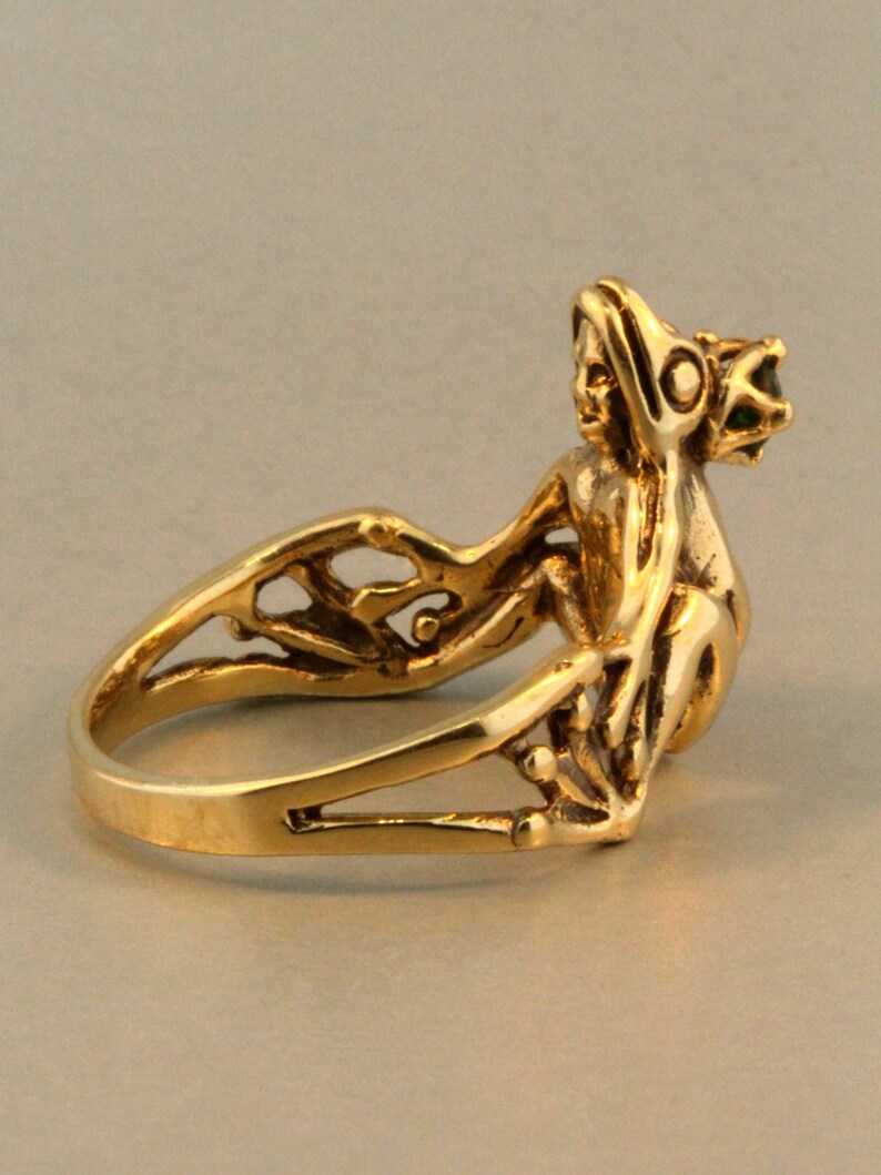 Gold Frog Ring Enchanted Frog Prince Ring Frog Jewelry Frog - Etsy