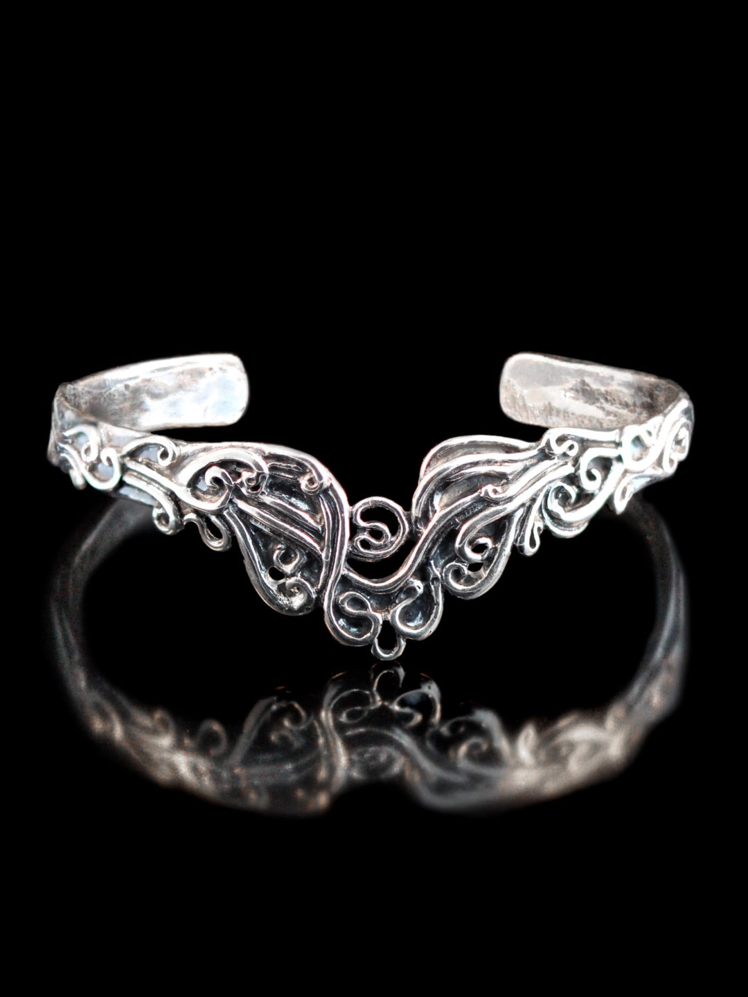 Ocean Wave Jewelry Water Bracelet Cascade Waterfall Cuff Bracelet Wave ...