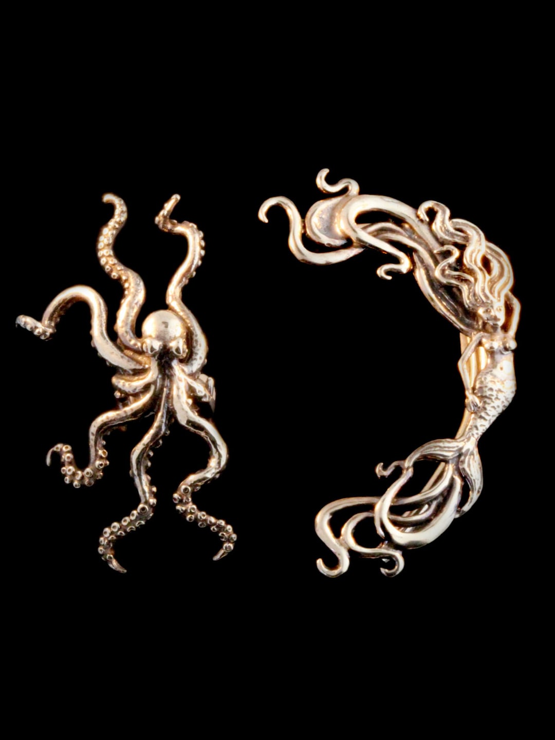 EAR CUFF SPECIAL Octopus Mermaid Ear Cuff Combo Buy 2 Get 1 Ear Cuff ...