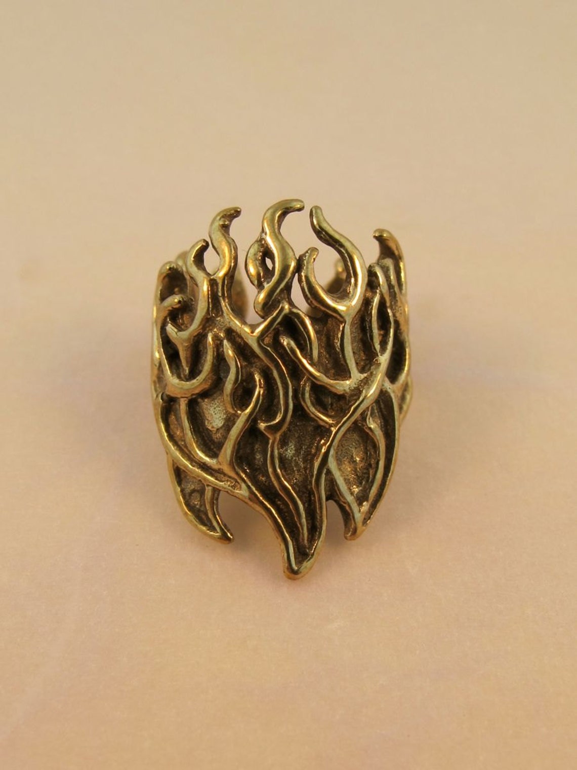 Fire Ear Cuff Bronze Flame Ear Cuff Fire Jewelry Flame - Etsy