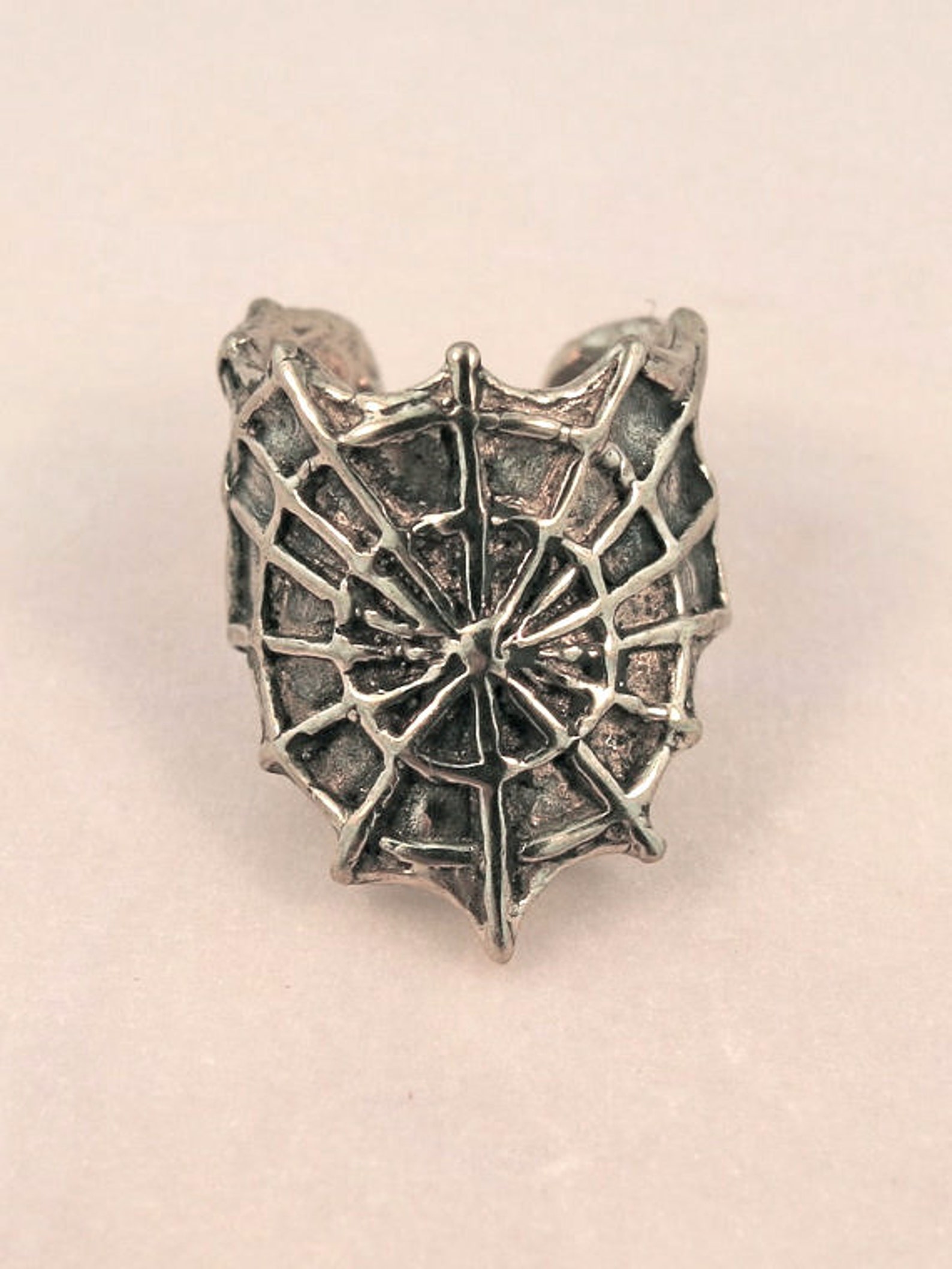 Spider Web Ear Cuff Silver Cobweb Ear Cuff Spider Web Jewelry - Etsy España