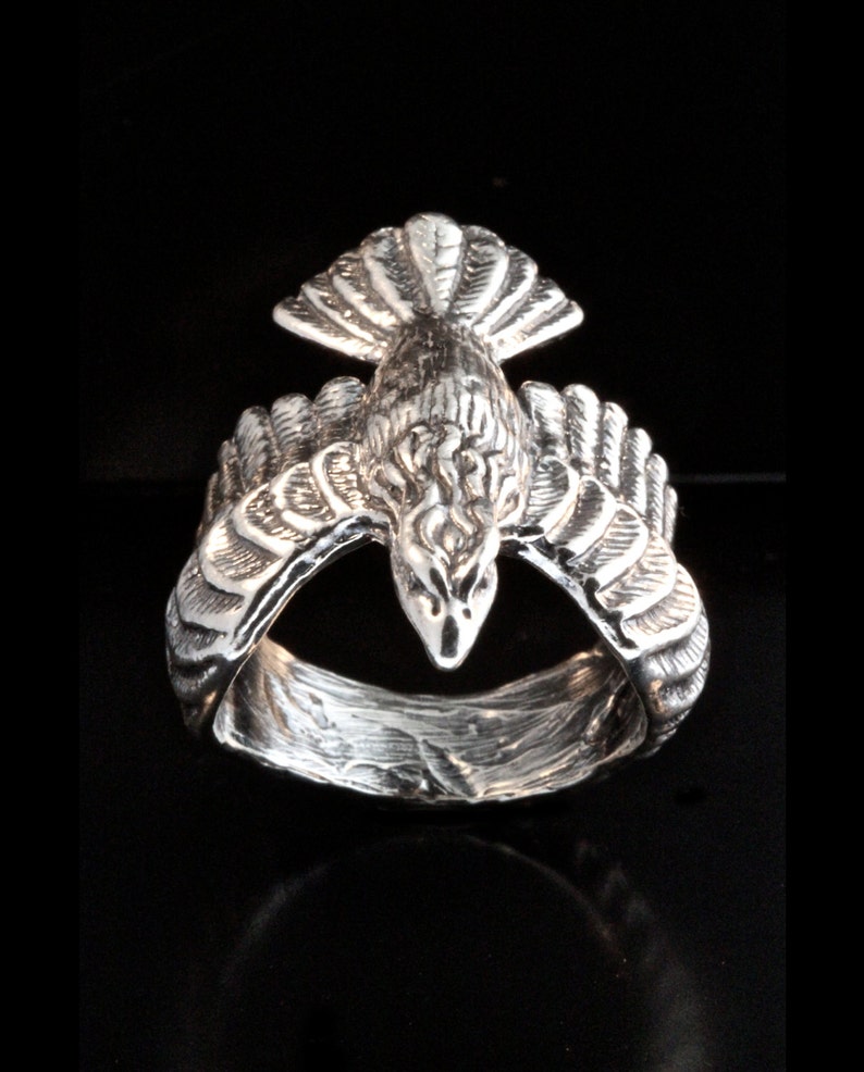 Eagle Ring Silver Eagle Jewelry Bird Ring Bird Jewelry Silver - Etsy