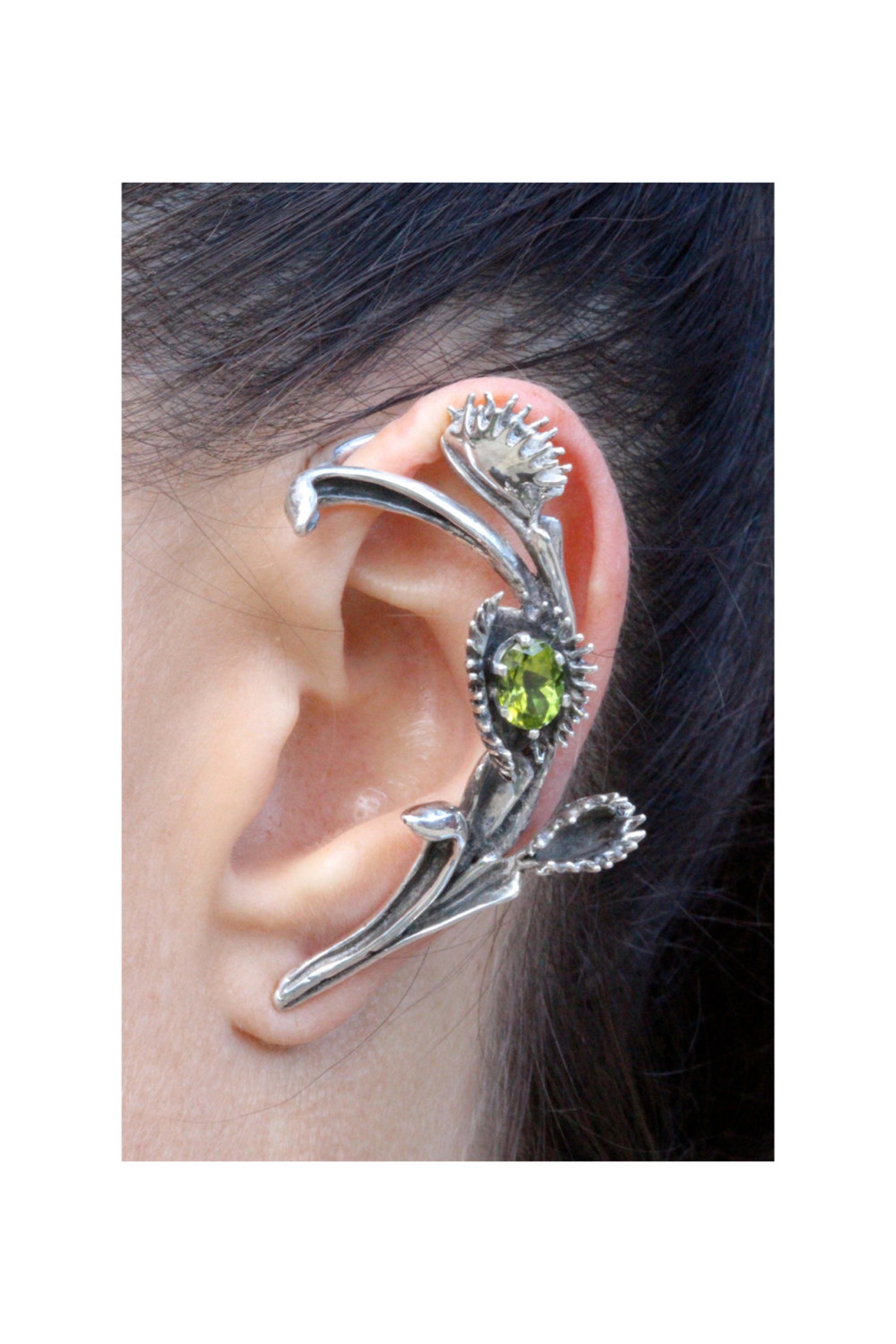 Venus Flytrap Ear Cuff Venus Flytrap Ear Wrap Venus Flytrap | Etsy